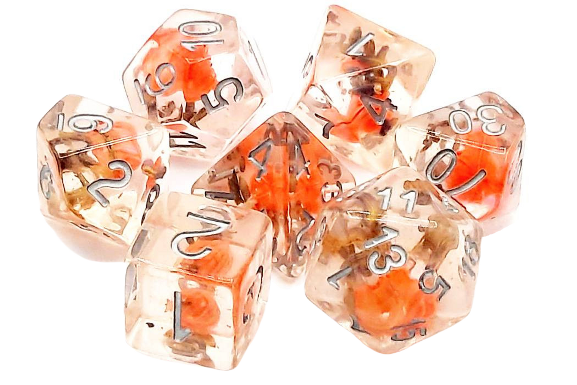 Dice Set: Infused - Orange Yum | Cozy Dragon Games